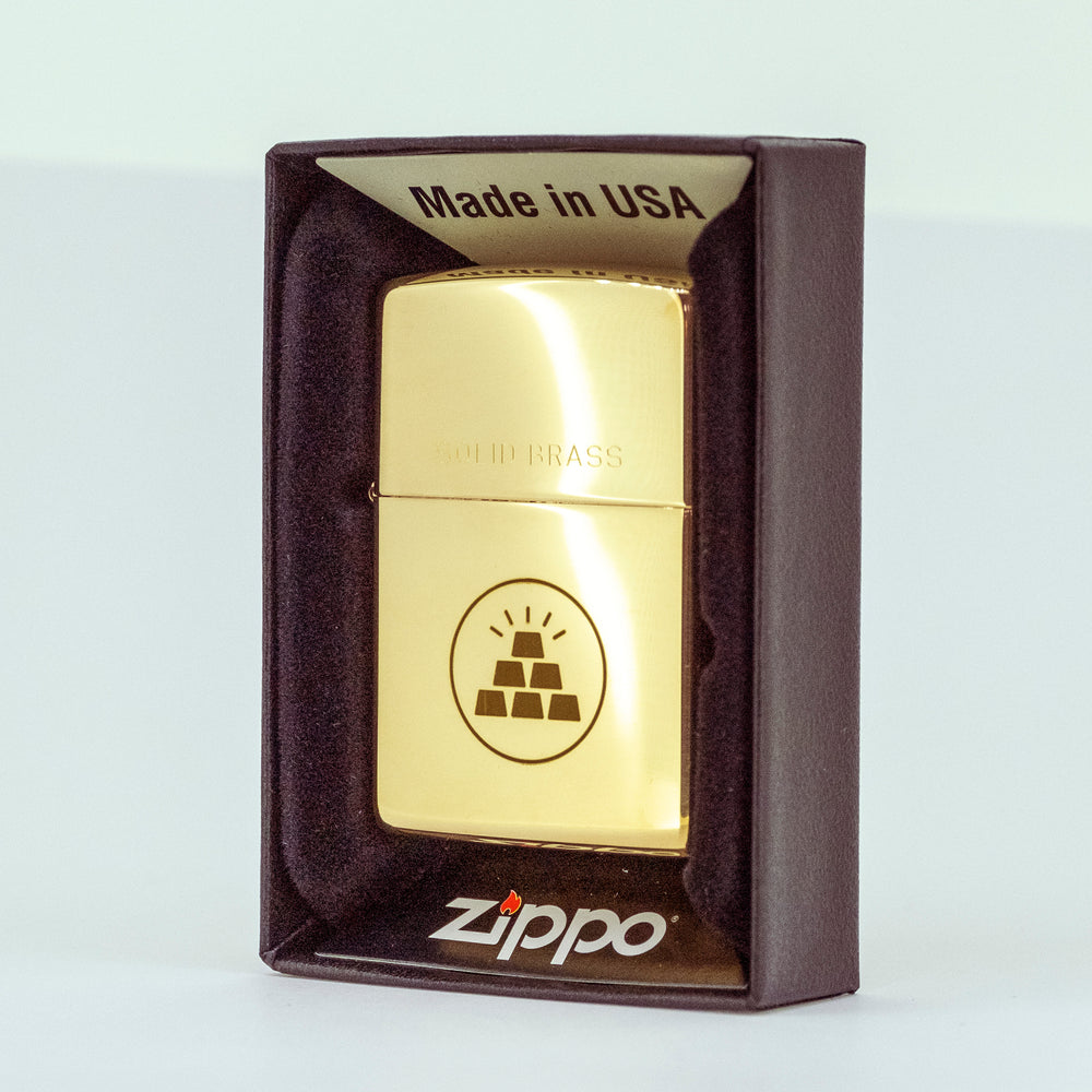 Solid Brass Zippo
